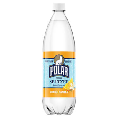 Polar 100% Natural Orange Vanilla Seltzer, 33.8 fl oz