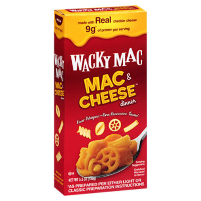 Wacky Mac Mac & Cheese Enriched Macaroni & Cheese, 5.5 oz
