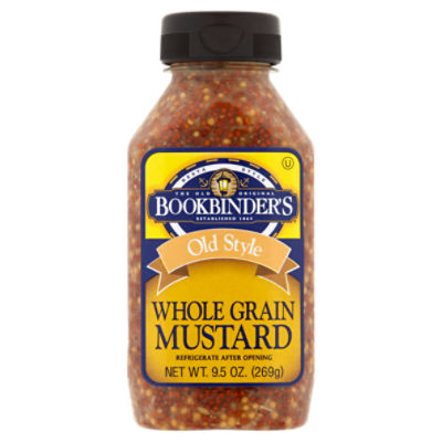 Bookbinder's Old Style Whole Grain Mustard, 9.5 oz - The Fresh Grocer