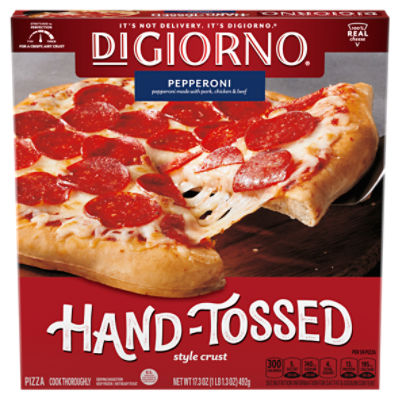 DiGiorno Pepperoni Hand-Tossed Style Crust Pizza, 17.3 oz - Fairway
