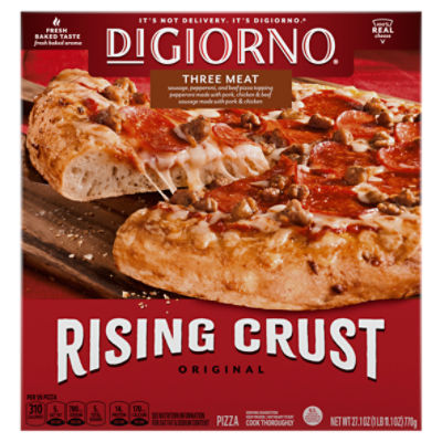 Digiorno Three Meat Rising Crust Original Pizza 271 Oz Shoprite