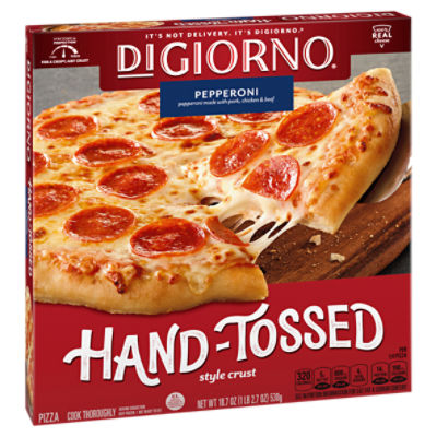 DiGiorno Pepperoni Hand-Tossed Style Crust Pizza, 18.7 oz