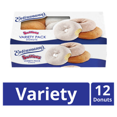 Entenmann's Soft'ees Donuts Variety Pack, 12 count, 1 lb 2.5 oz - Price ...