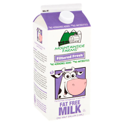 Mountainside Farms Filtered Fresh Fat Free Milk, one half gallon - Fairway