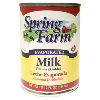Spring Farm Evaporated Milk, 12 fl oz
