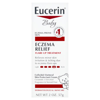 Eucerin Baby Eczema Relief Flare-Up Treatment Colloidal Oatmeal Skin ...