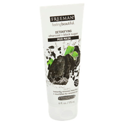 Freeman Feeling Beautiful Detoxifying Charcoal + Black Sugar Mud Mask ...