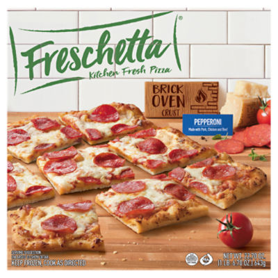 Freschetta Pepperoni Brick Oven Crust Pizza, 22.70 oz - ShopRite