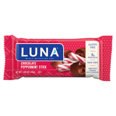 Luna® Chocolate Peppermint Stick Whole Nutrition Bar 1.69 oz. Wrapper