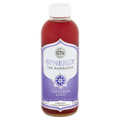 GT's Synergy Lavender Love Raw Kombucha, 16 fl oz - Fairway