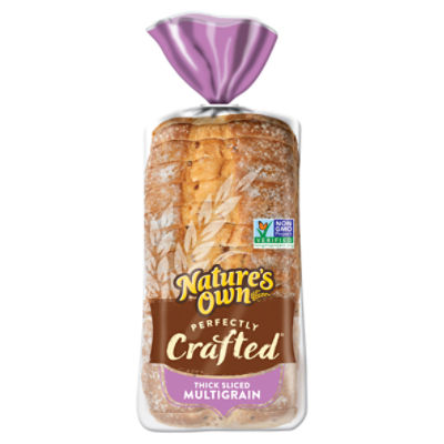 Nature's Own Perfectly Crafted Thick Sliced Multigrain Bread, 22 oz ...