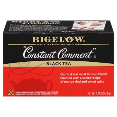 Bigelow Constant Comment Black Tea Bags, 20 count, 1.18 oz