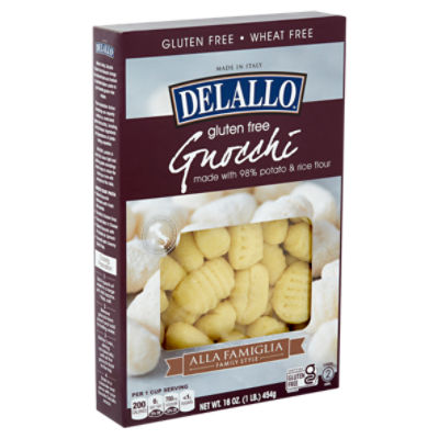 Delallo Gluten Free Gnoochi Pasta 16 Oz Shoprite