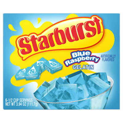 STARBURST Gelatin - Blue Raspberry - 6 Serve - ShopRite
