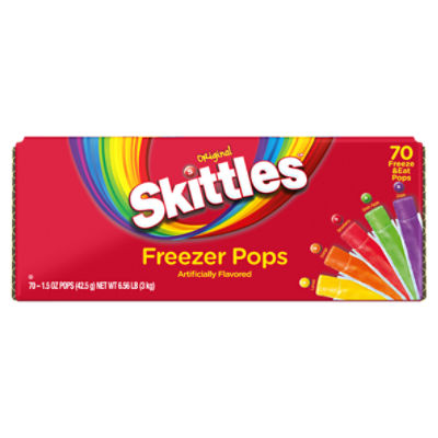 Skittles Original Freezer Pops, 1.5 oz, 70 count - ShopRite
