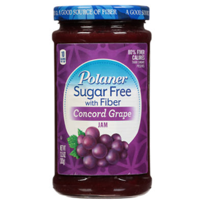 Polaner Sugar Free Concord Grape Jam with Fiber 13.5 oz - ShopRite