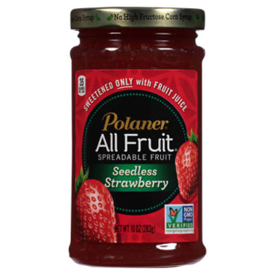 Polaner All Fruit Seedless Strawberry Spreadable Fruit, 10 oz - The ...