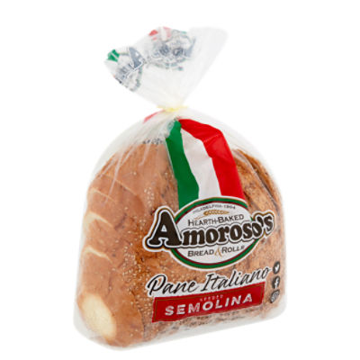 Amoroso's Pane Italiano Seeded Semolina Sliced Round, Bread