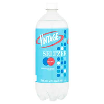 Vintage Original Seltzer, 33.8 fl oz - Fairway