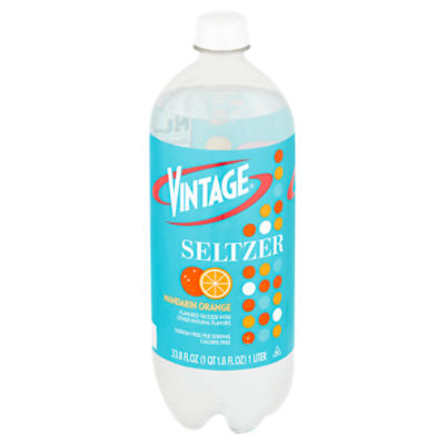 Vintage Mandarin Orange Seltzer, 33.8 fl oz