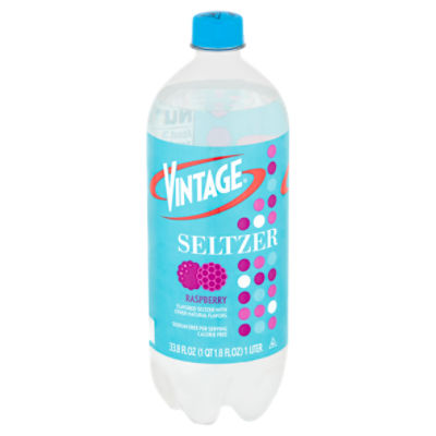 Vintage Raspberry Seltzer, 33.8 fl oz