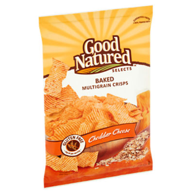 Good Natured Selects Cheddar Cheese, Baked Multigrain Crisps