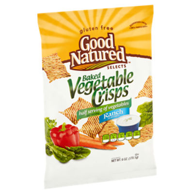 Good Natured Selects Ranch Flavored, Baked Vegetable Crisps