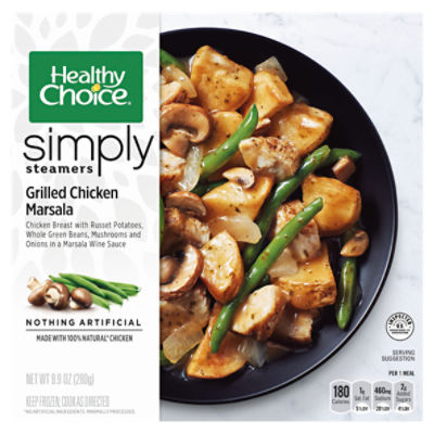 Healthy Choice Simply Steamers Grilled Chicken Marsala, 9.9 oz - The ...