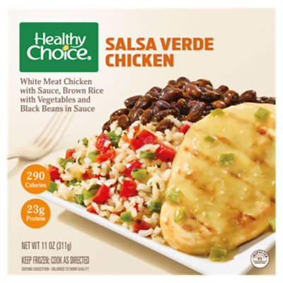 Healthy Choice Salsa Verde Chicken Frozen Meal 11 Oz Shoprite