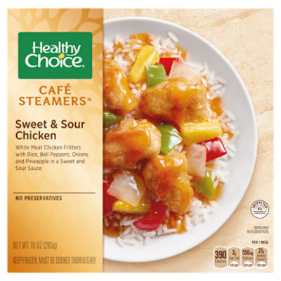 Healthy Choice Cafe Steamers Sweet & Sour Chicken, 10 oz - Fairway