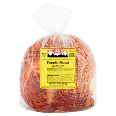 Bread City Semolina Panella Bread, 22 oz - Price Rite