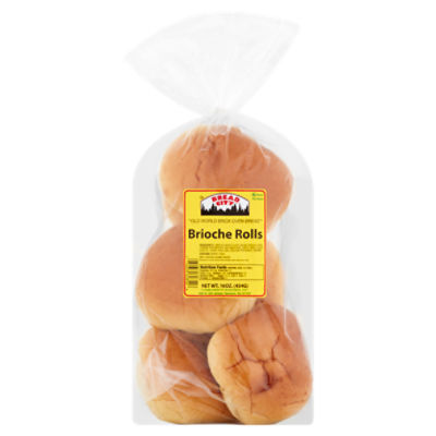 Bread City Brioche Rolls, 16 oz - Price Rite