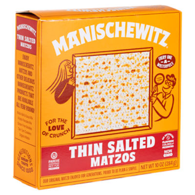 Manischewitz Thin Salted, Matzos
