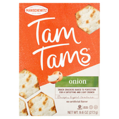 Manischewitz Tam Tams Onion Snack Crackers, 9.6 oz - ShopRite