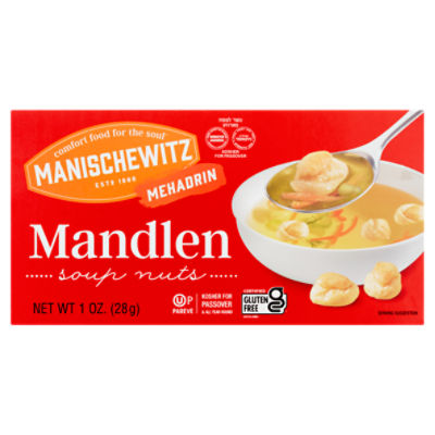 Manischewitz Mehadrin Mandlen Soup Nuts, 1 oz - Fairway