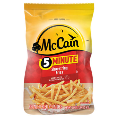 McCain 5 Minute Fries Shoestring Cut Potatoes, 20 oz - The Fresh Grocer
