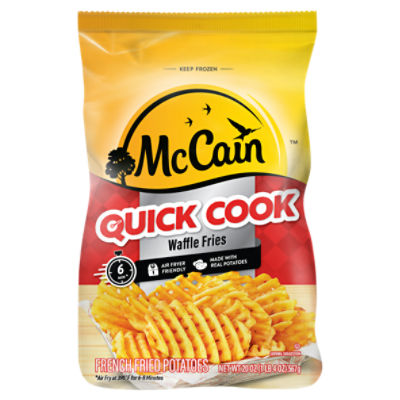 McCain Quick Cook Waffle Cut French Fried Potatoes, 20 oz - ShopRite
