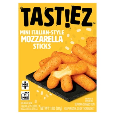 TAST!EZ Breaded Mini Italian-Style Herb Mozzarella Sticks, 11 oz - The ...