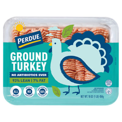 PERDUE® 93% Lean Dark Ground Turkey, 1 lb. - Fairway