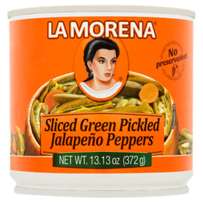 La Morena Sliced Green Pickled Jalapeño Peppers, 13.13 oz - ShopRite