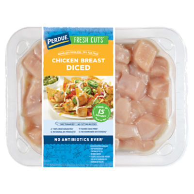 Perdue Fresh Cuts Diced Chicken Breast, 1.25 lbs - The Fresh Grocer