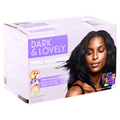 Dark & Lovely Triple Nourished Silkening Relaxer, 1 application - The ...