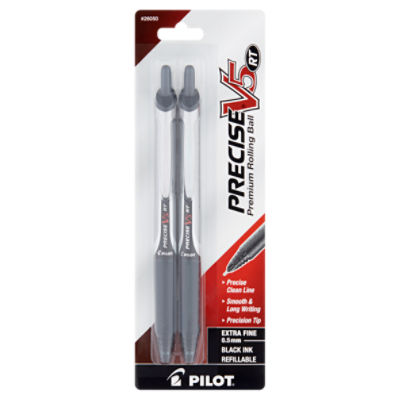 Pilot Precise V5 RT Extra Fine 0.5 mm Black Ink Refillable Premium ...