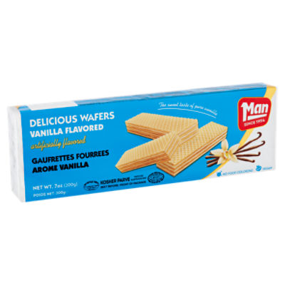 Man Vanilla Flavored Wafers, 7 oz