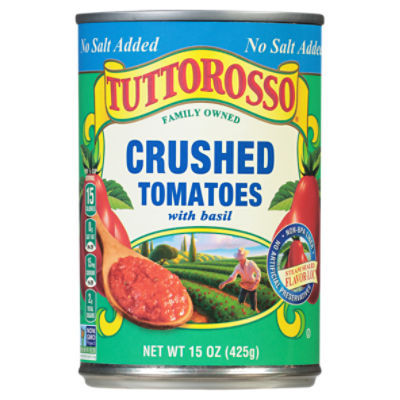 Tuttorosso Crushed Tomatoes with Basil, 15 oz - ShopRite