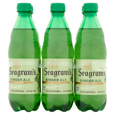 Seagram's Ginger Ale, 16.9 fl oz, 6 count - The Fresh Grocer