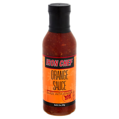 Iron Chef Orange Sauce with Ginger, Glaze