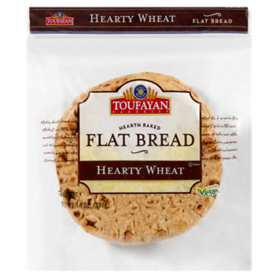 Toufayan Bakeries Hearth Baked Wholesome Wheat Flat Bread, 5 count, 14 ...