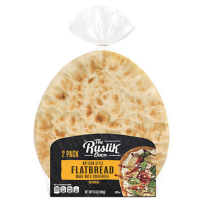 The Rustik Oven Original Artisan Style Flatbread, 2 count, 9.5 oz - Fairway