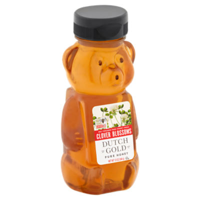 Dutch Gold Bee Foraged Pure Honey from Clover Blossoms, 12 oz - Fairway